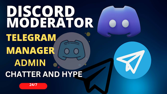 Be your telegram manager, discord moderator and team chatter by ...