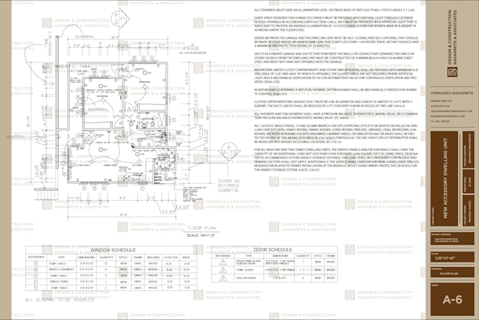 Draft construction documents for any project in autocad by Navarrete333 ...
