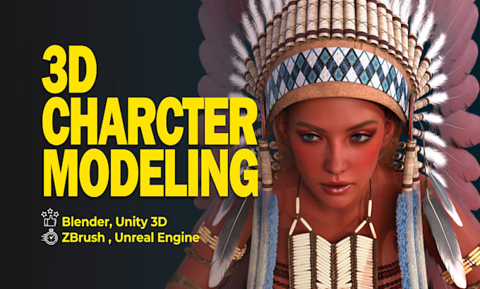 Create custom and realistic 3d character model by Fardiinmansory | Fiverr