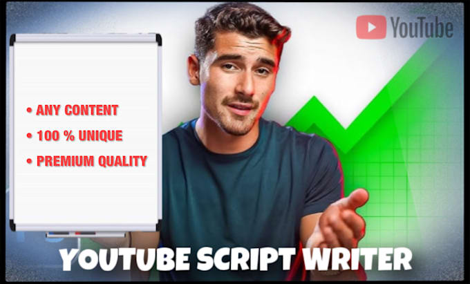 Write the script for your next youtube video by Mazahyun | Fiverr