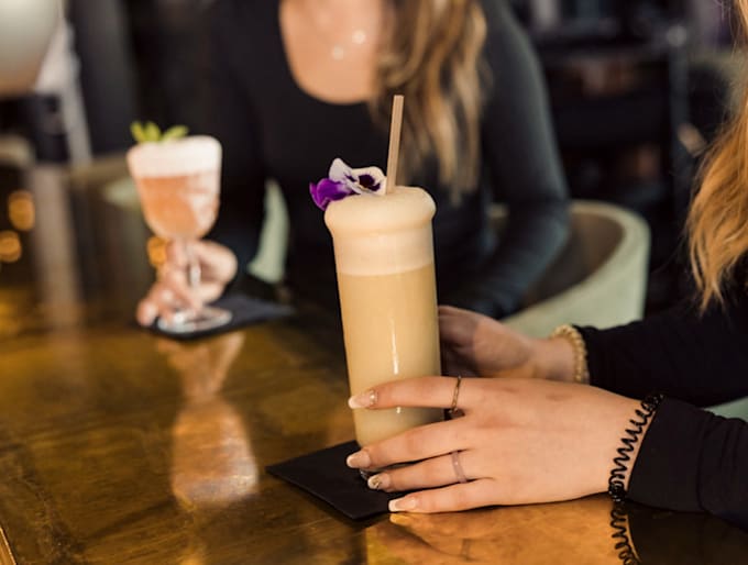 Create custom cocktails recipe and design a recipe card or menu by ...