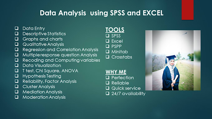 Data Analysis Interpretation And Visualization Using Spss And Excel By