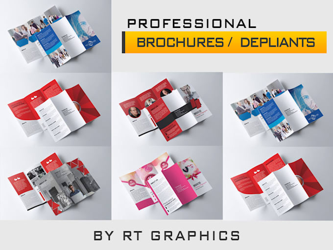 Make professional brochures and depliants fully customizable by Rt_gfx ...