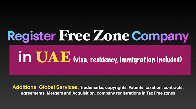 Register freezone company in uae by Arabicfantasy | Fiverr