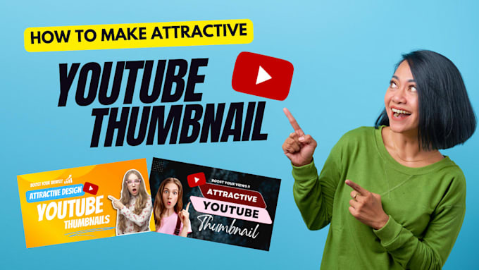 Design 5 attractive youtube thumbnails by Amitrohit1402 | Fiverr