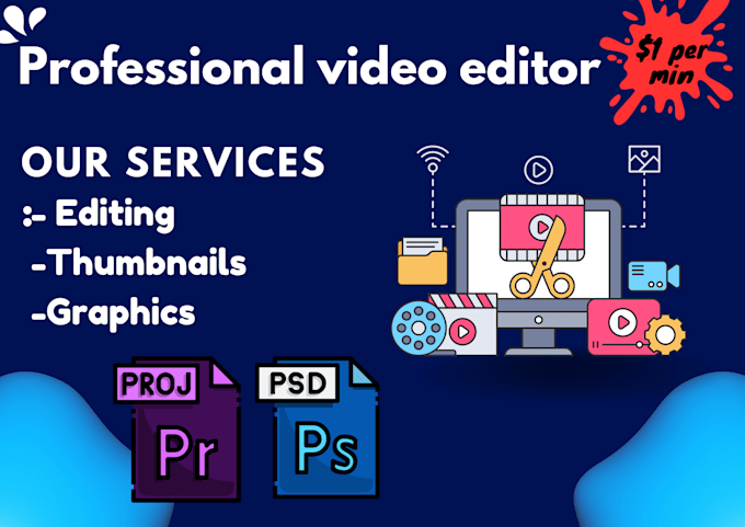 Edit videos and create thumbnails by Danpoven | Fiverr