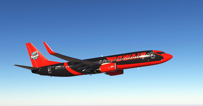 Create custom livery for your msfs 2020 aircraft by Afraztalat | Fiverr