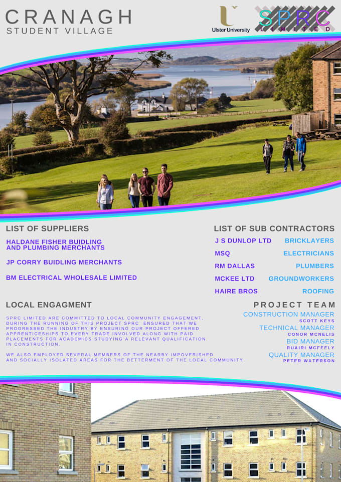 Design a company portfolio based on previous projects regardless of ...