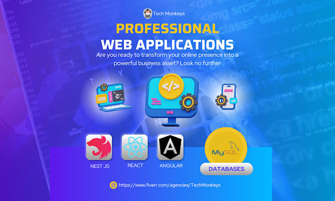 Develop custom web applications and scalable saas solutions by Desho_110 | Fiverr