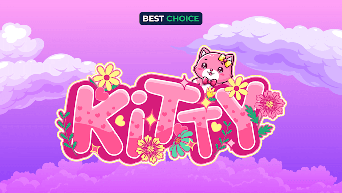Create kawaii japanese style logo for vtuber, twitch streamers by Brand ...