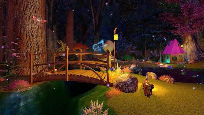 Create 3d fantasy video animation 3d illustration for you by ...