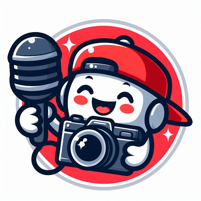 Do hand lettering camera mascot logo in my style by Lanthe_luber | Fiverr