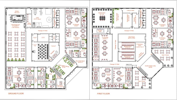 Make architectural drawing using autocad by Enginerzeeshan | Fiverr