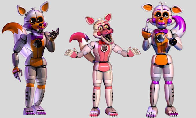 Create and model custom 3d model of fnaf, nfsw character of your choice ...
