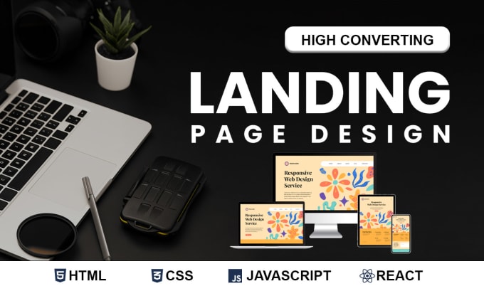 Create Html Css Js Custom Website And Clone Landing Page By Shahzeba Fiverr