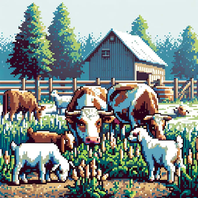 Design perfectly detailed 8bit art for you by Feedbydoom | Fiverr