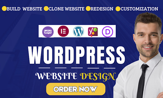 Build, design, redesign, clone, customize wordpress website by ... Build, design, redesign, clone, customize wordpress website by ...