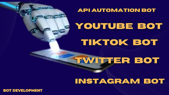 Desarrollar bots de instagram, bots de youtube en python, bots de ... Desarrollar bots de instagram, bots de youtube en python, bots de ...