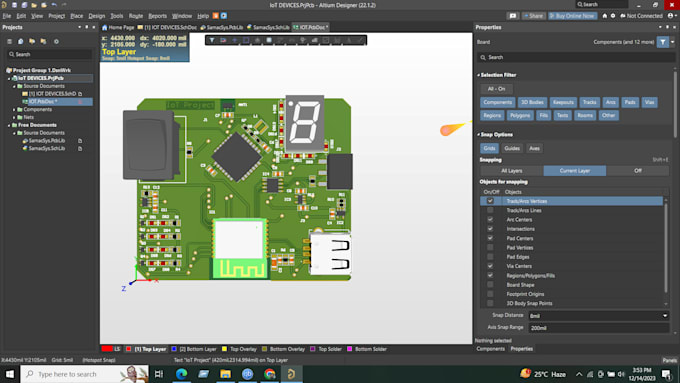 Design electronic circuit, schematic, pcb board by Apu00449 | Fiverr