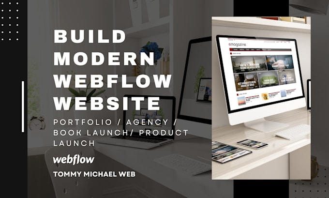 Create webflow website webflow landing page figma to webflow by Tommy_m ...