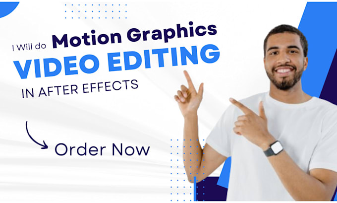 Do motion graphics and video editing in adobe after effects by ...