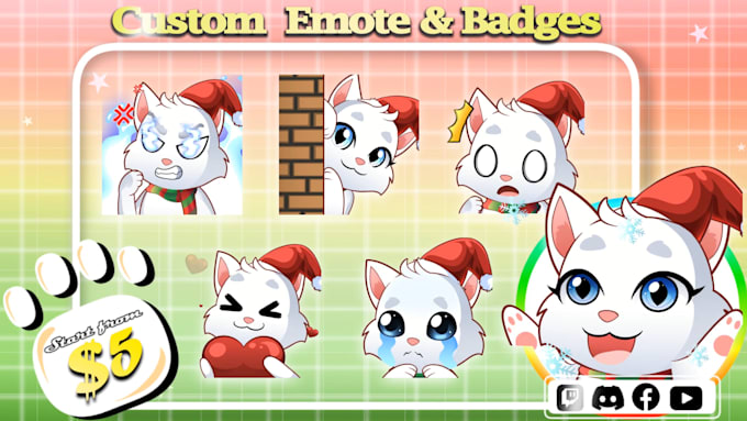 Create animal pet custom emote for twitch , kick and discord by ...