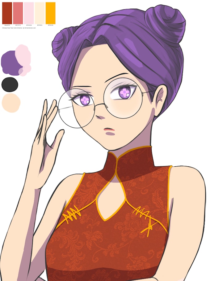 Draw anime art style for you by Peternisilise | Fiverr