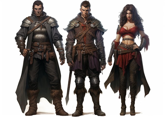 Illustrate your dnd character by Divuzrizos | Fiverr