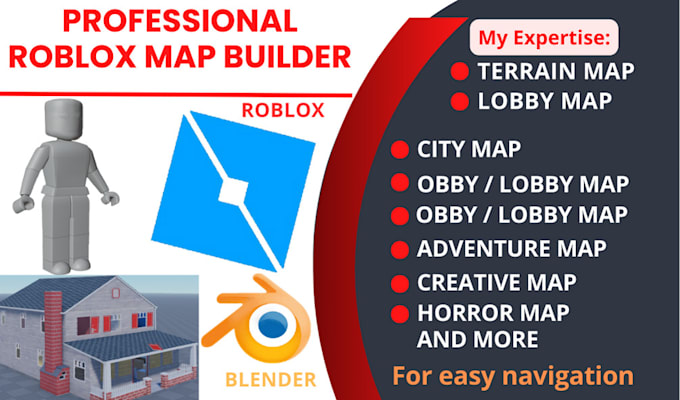 Build roblox map, roblox building, lobby map, bloxburg building easy to ...