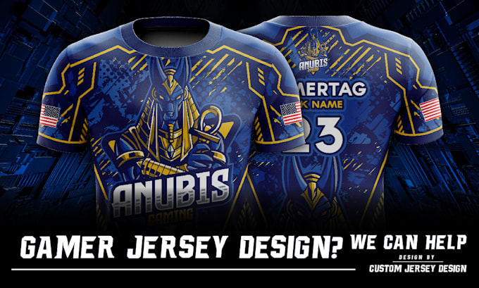 Do personalized esports jersey design for gaming teams by Uniquedesigne ...