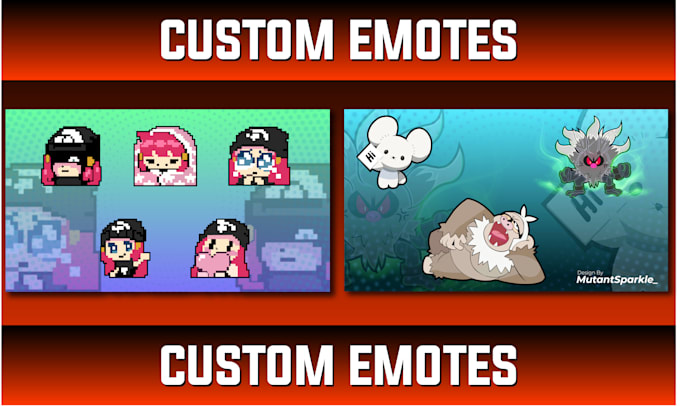 Create custom emotes for you by Humza_naseem | Fiverr