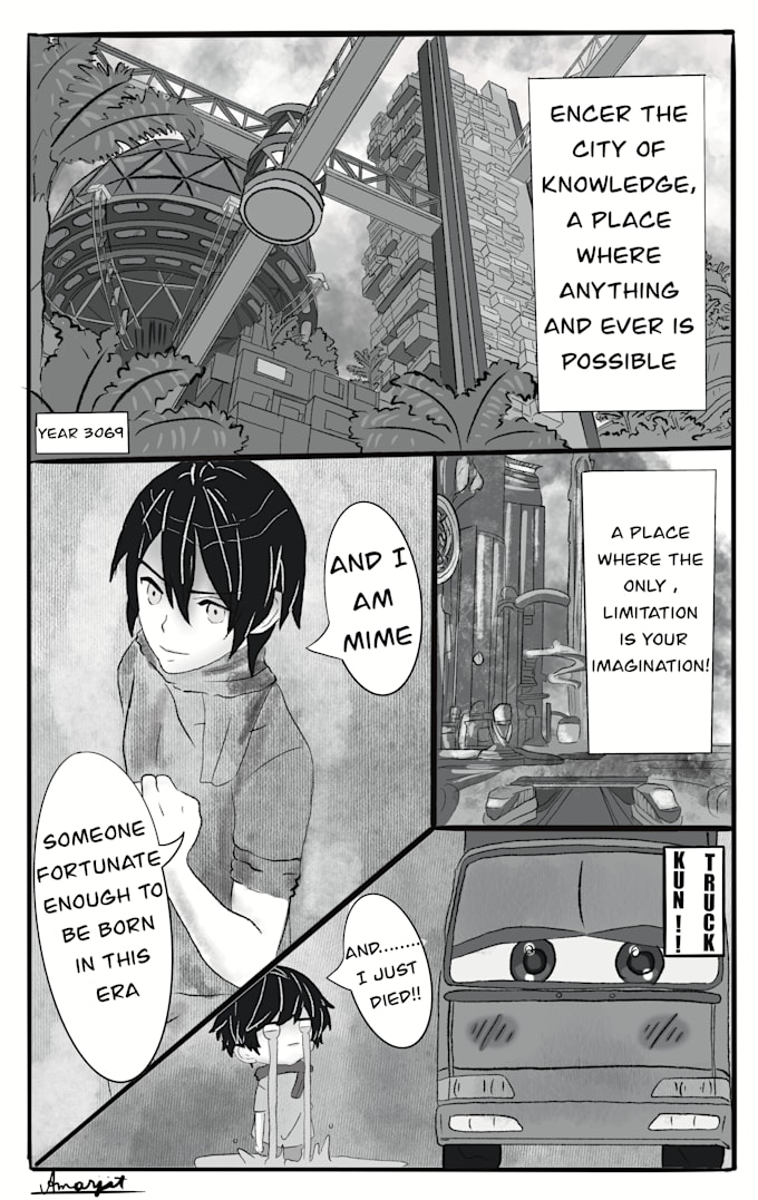 Custom manga panels from your story board by Everythinginabl | Fiverr