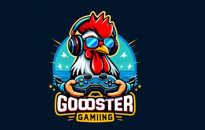 Design rooster gaming mascot logo just your company by Denob_lekon | Fiverr