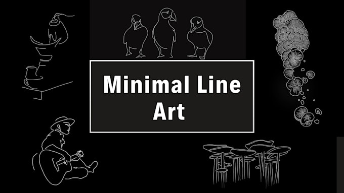 Create minimalist line art just for you by Painterbunny | Fiverr