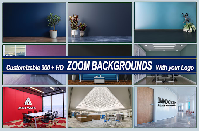 Design google meet ms teams and zoom virtual background by ...