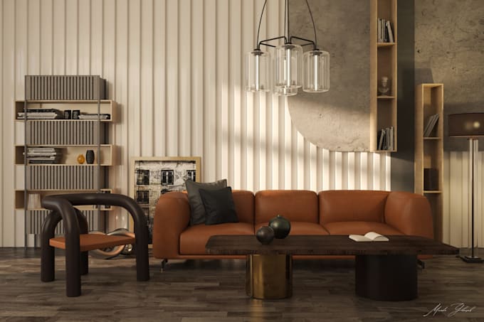 Design and render interior by 3ds max by Maede_ghasab | Fiverr