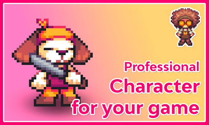 Make a pixel art character for your game by Altkauanzin | Fiverr