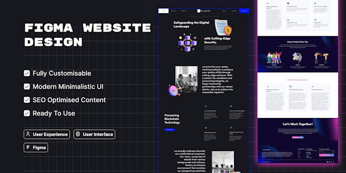 Do awesome figma website design by Janakan_mahe | Fiverr