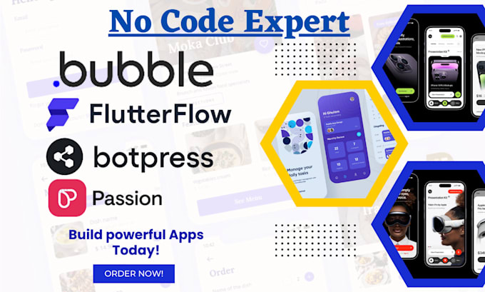 Bubble io app developer bubble mvp app bubble io web app bubble saas app chatgpt by Demz_visuals ...