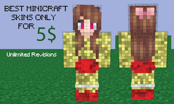 Make a custom minecraft skin for you by Adeelafzal572 | Fiverr