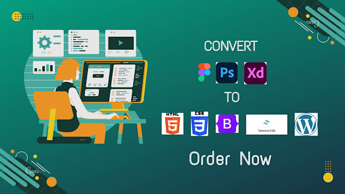 Convert figma to html, psd to html, xd to html, and jpg to html by ...