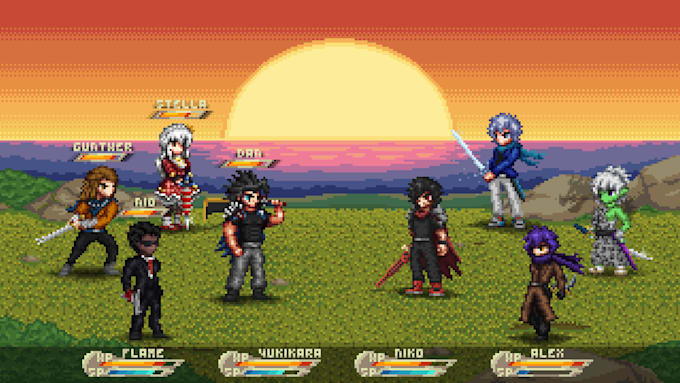 Make your anime style pixel art character commission by Kingmaster13 ...