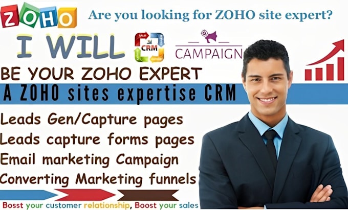 Set up zoho crm forms, lead generation, sales funnel, campaign by ...