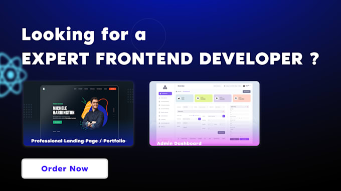 Be your professional react frontend web developer with best ui ux by Abineshjinoup | Fiverr