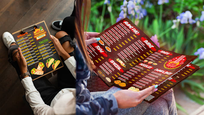 Create amazing restaurant, food, drink menu by Mikanmatej | Fiverr