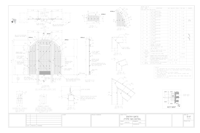 Steel metal fabrication autocad drawing by Talhakhanansa89 | Fiverr