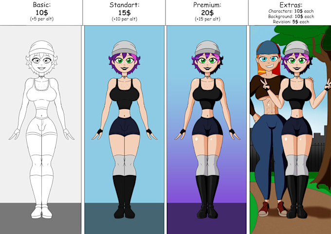Draw That Kind Of Style Accurate Art By Moffoffoarts Fiverr