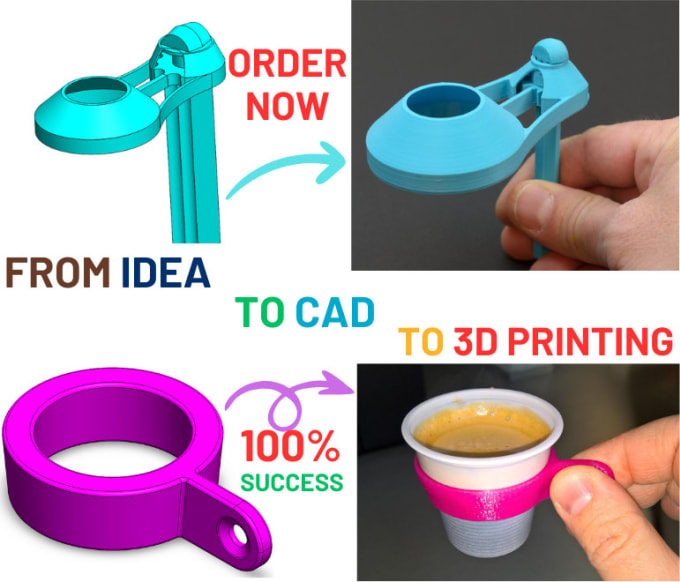 Make and fix stl file for 3d printing by Saghersaghi | Fiverr