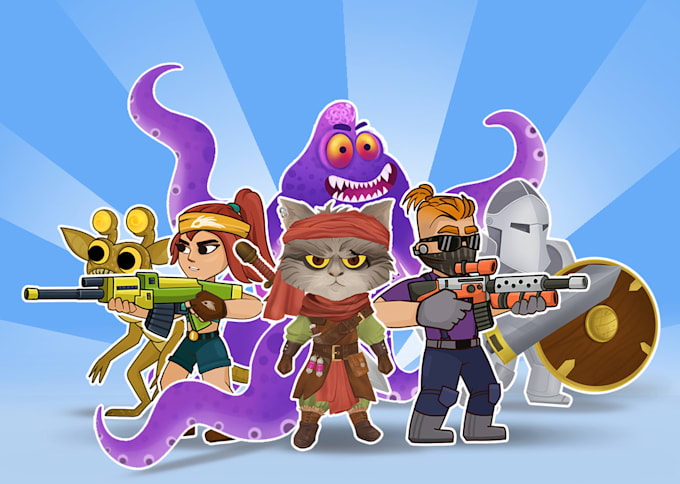 Create animation for 2d game character by Vijitha_ | Fiverr