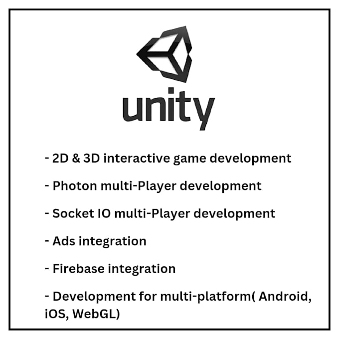Develop 2d 3d realistic game for android, ios in unity by Hardik_gajera | Fiverr